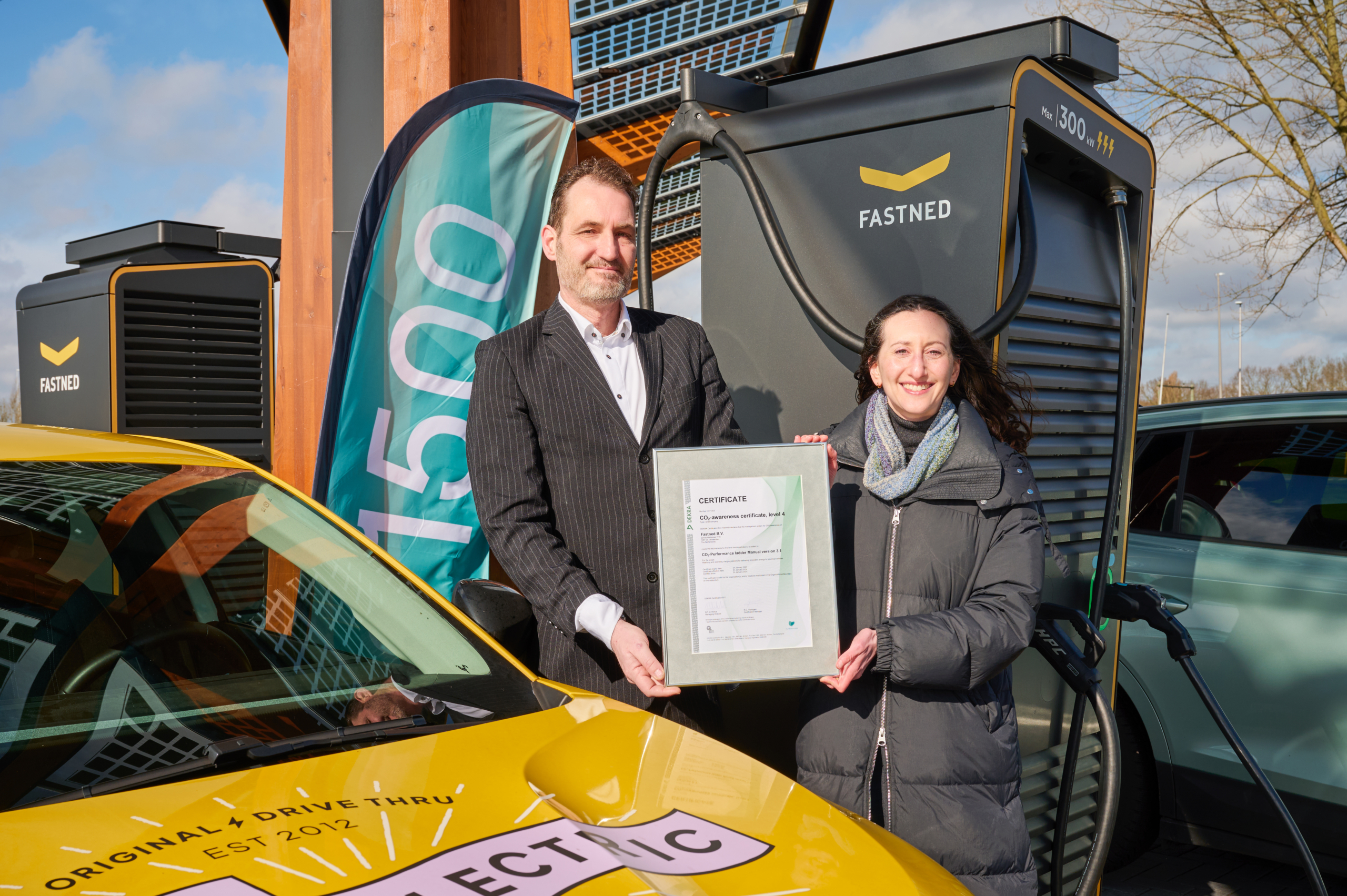 1500th CO₂ Performance Ladder certificate awarded to Fastned